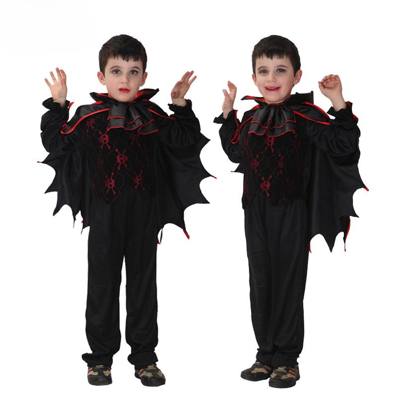 Halloween Children Costume cosplay Bat Vampire Masquerade Costume Boy ...