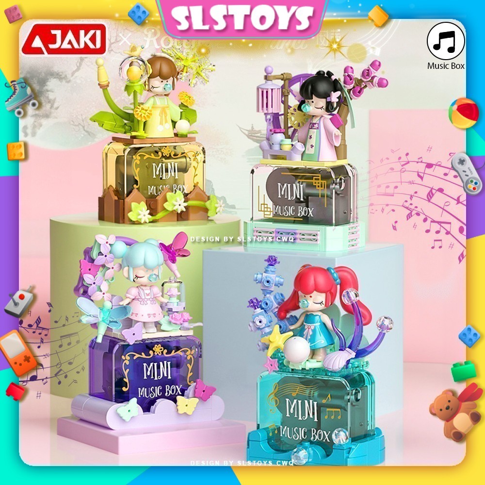 Jaki Block x Rolife Nanci Eternal Flower Music Box Flowers Gift ...
