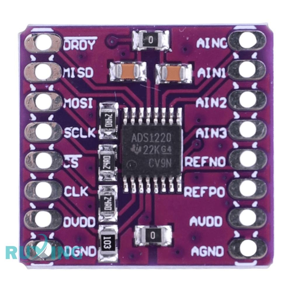 ADS1220 ADC SPI I2C Low-power 24 Bit Analog To Digital Converter ADC SPI I2C/IIC [ruxing.my ...