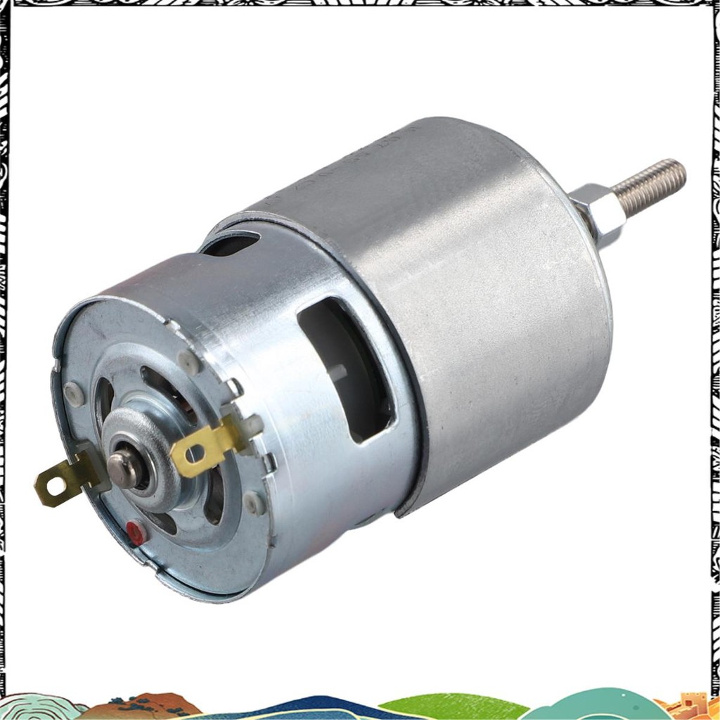 755 DC Motor for Weed Trimmer 21V Grass Cutter Motor with Long Shaft ...