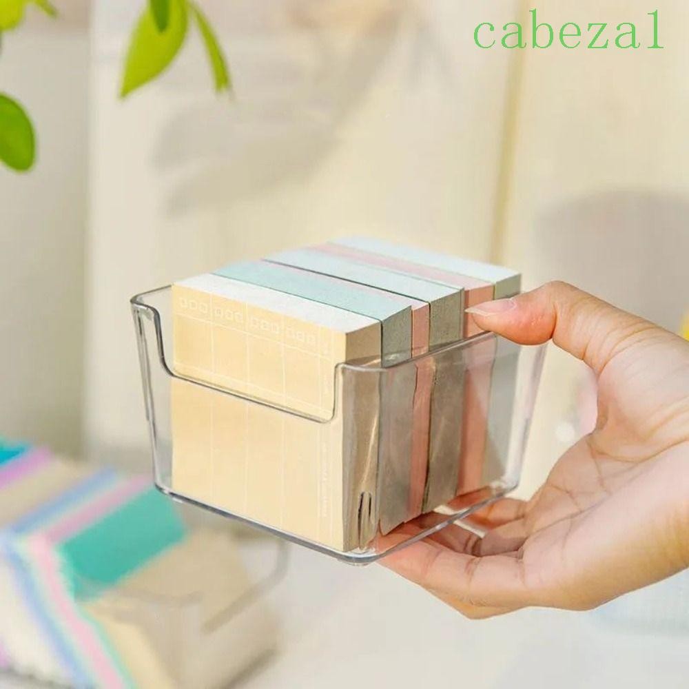 CABEZA Clear Note Box, Waterproof Chic Acrylic Note Holder, Simple ...
