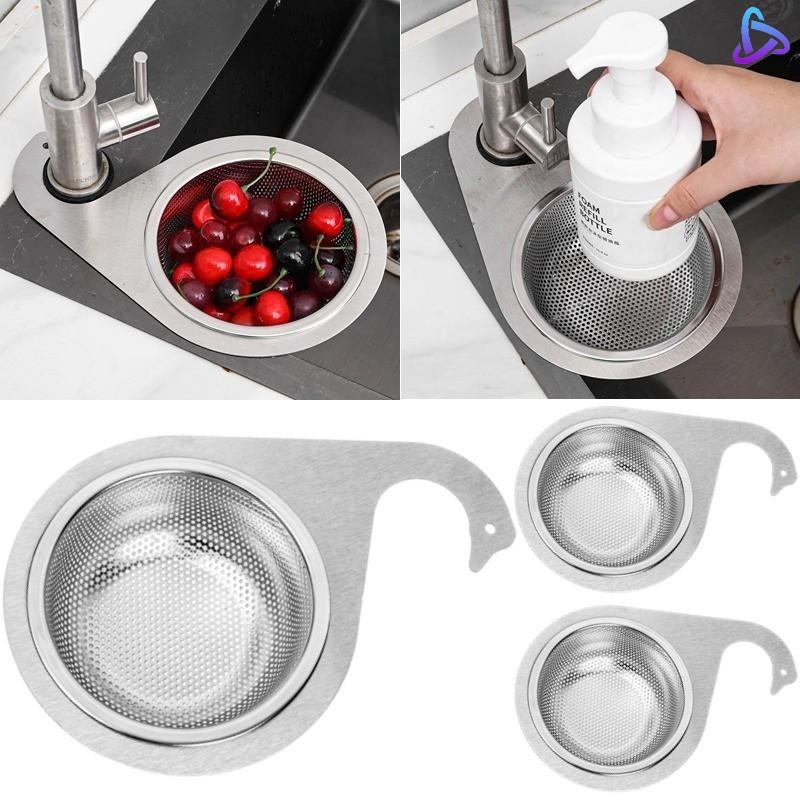 Dry Wet Segregation Sink Drain Rack Kitchen Leftovers Waste Filter ...