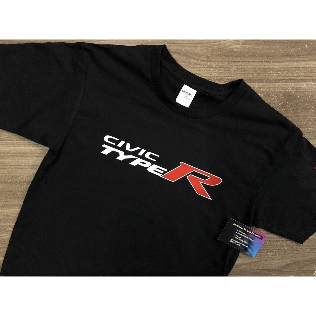 Honda 2024 fashion Civic FK8 FK8R TYPE R REAR (Red+ Black Tshirt ...