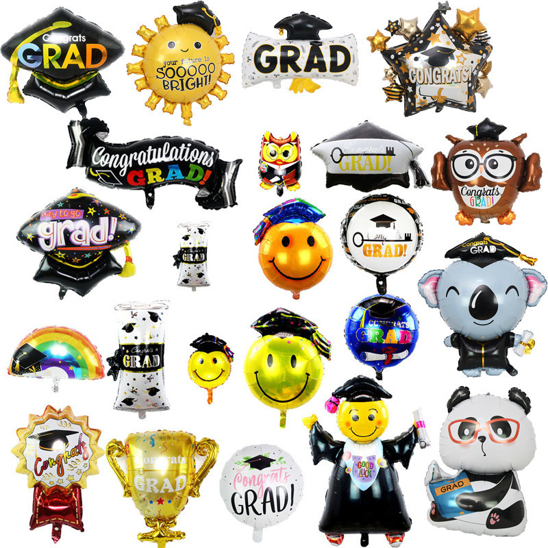 18 Inch Foil Balloon Graduation Congrats Grad Good Luck Foil Graduation ...