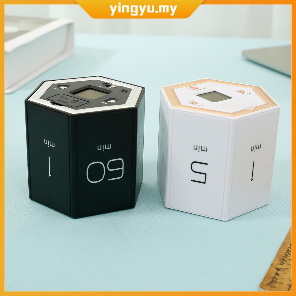 Cube Timer Flip Focus Timer 1/5/10/25/30/60 Minutes and Custom ...