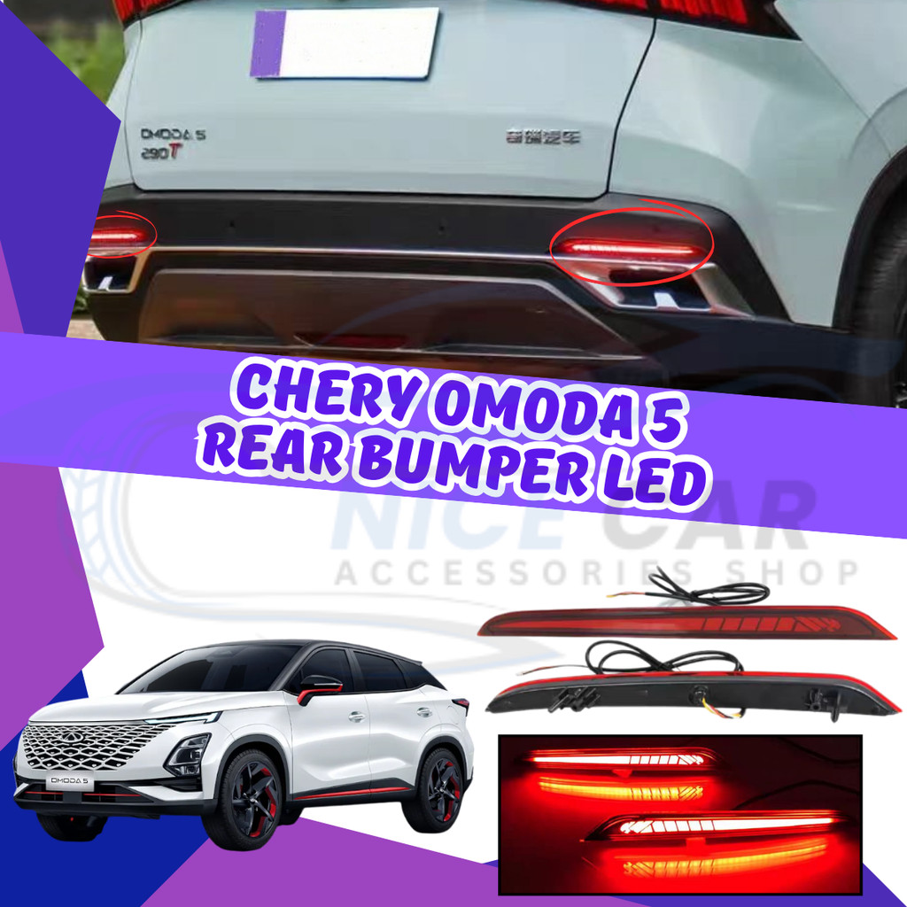 Chery OMODA5 Rear bumper OMODA 5 Reflector LED light | Shopee Malaysia