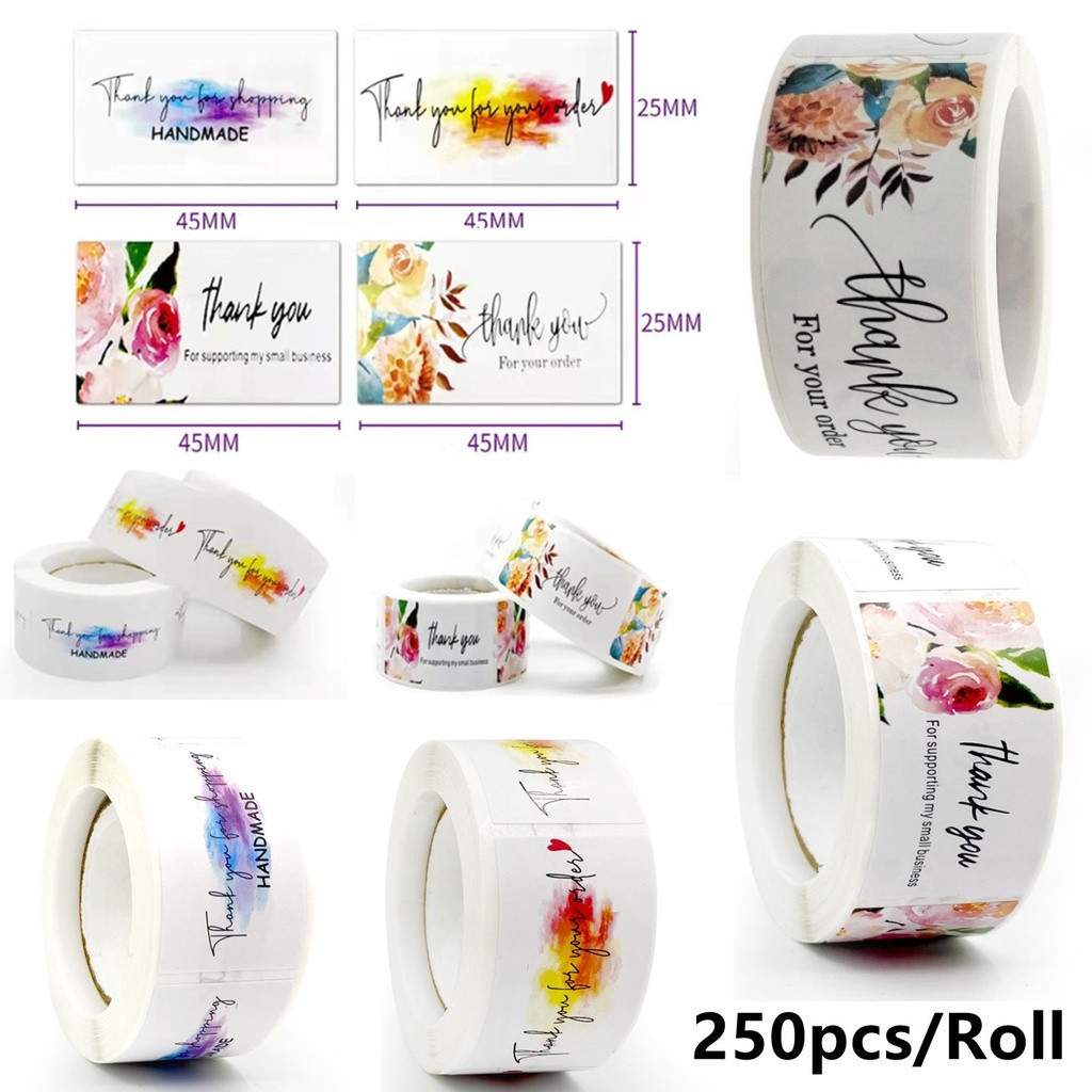 AGM Seal Labels For Gift Envelope Stationery Stiker 250pcs/roll ...