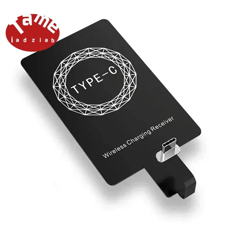 Type-C Wireless Charging Receiver Type C Fast Wireless Charger Adapter ...