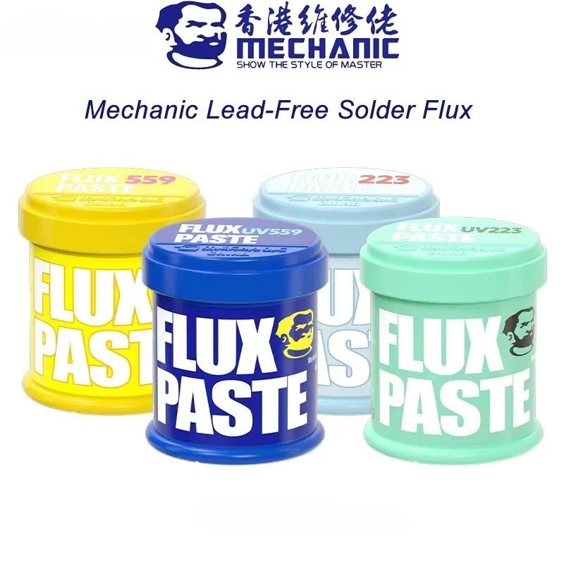 100G Mechanic Solder Flux Paste UV 223 559 High Activity Lead-Free Welding Flux Soldering Cream ...