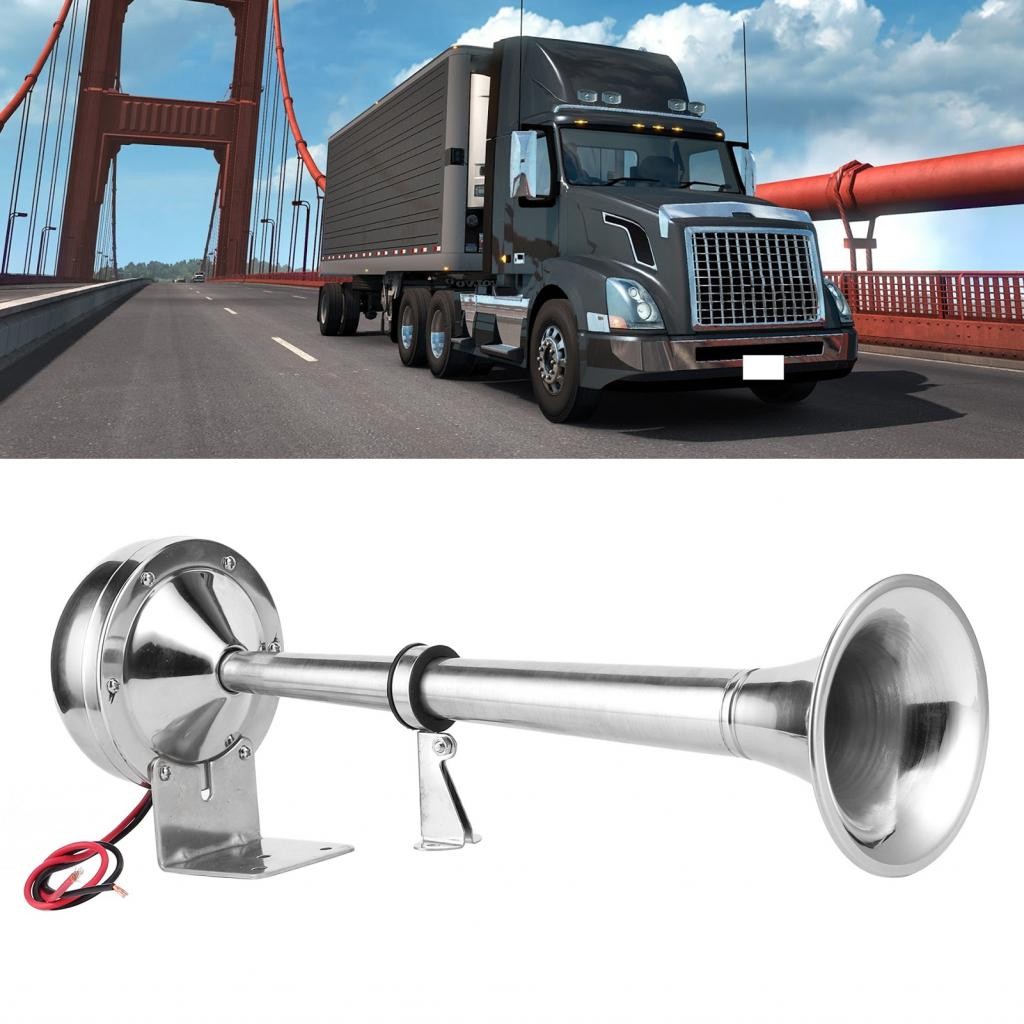 Seashorehouse Air Horn Large Size Single Marine Grade 304 Stainless ...