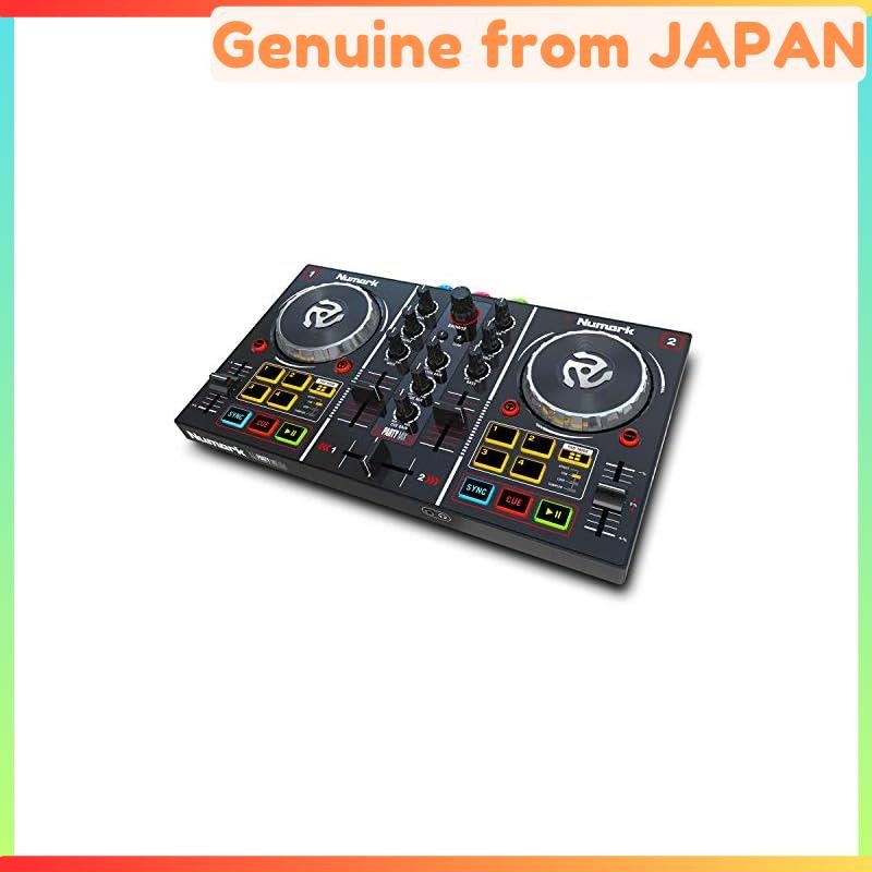 Numark Portable LED Light Beginner DJ Controller with Serato DJ Lite 2 ...