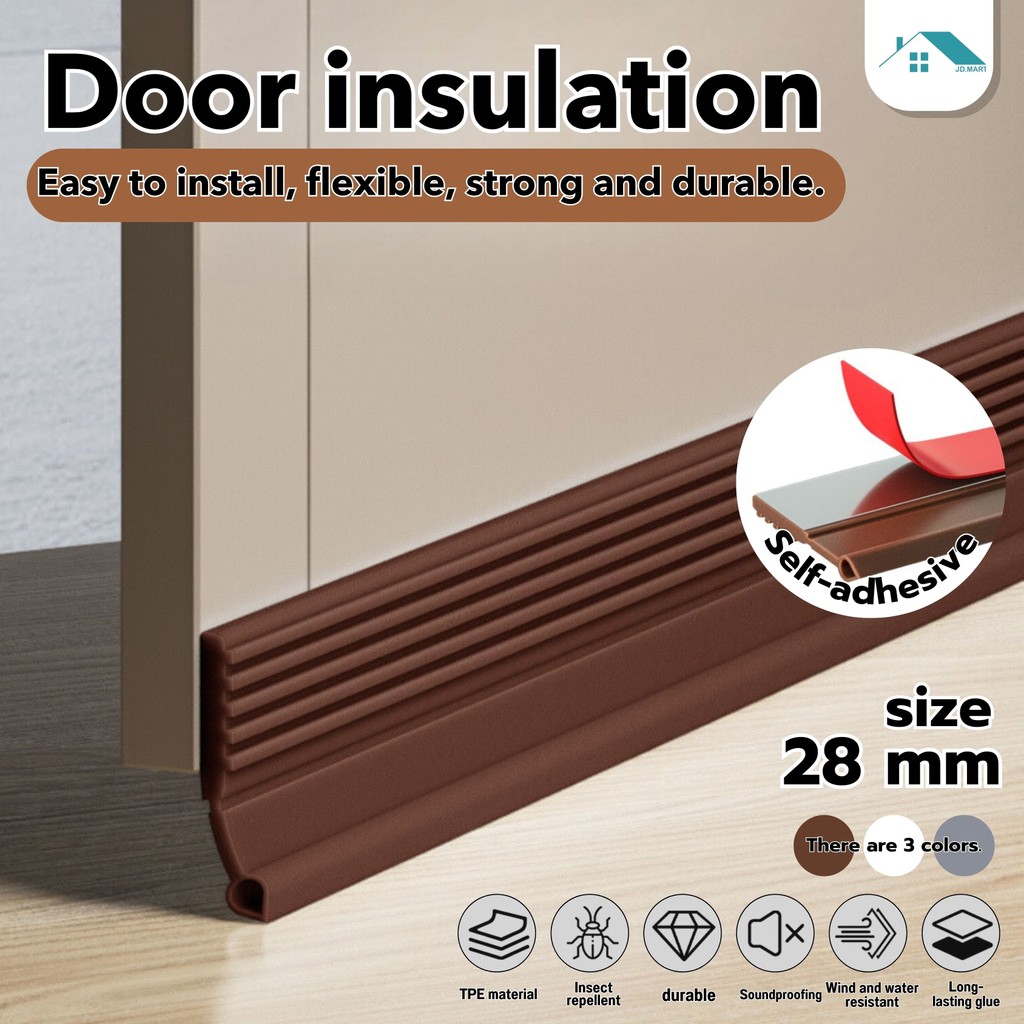 Rubber Bottom Seal Strip Flexible Wind Noise Reduction Stopper Door ...