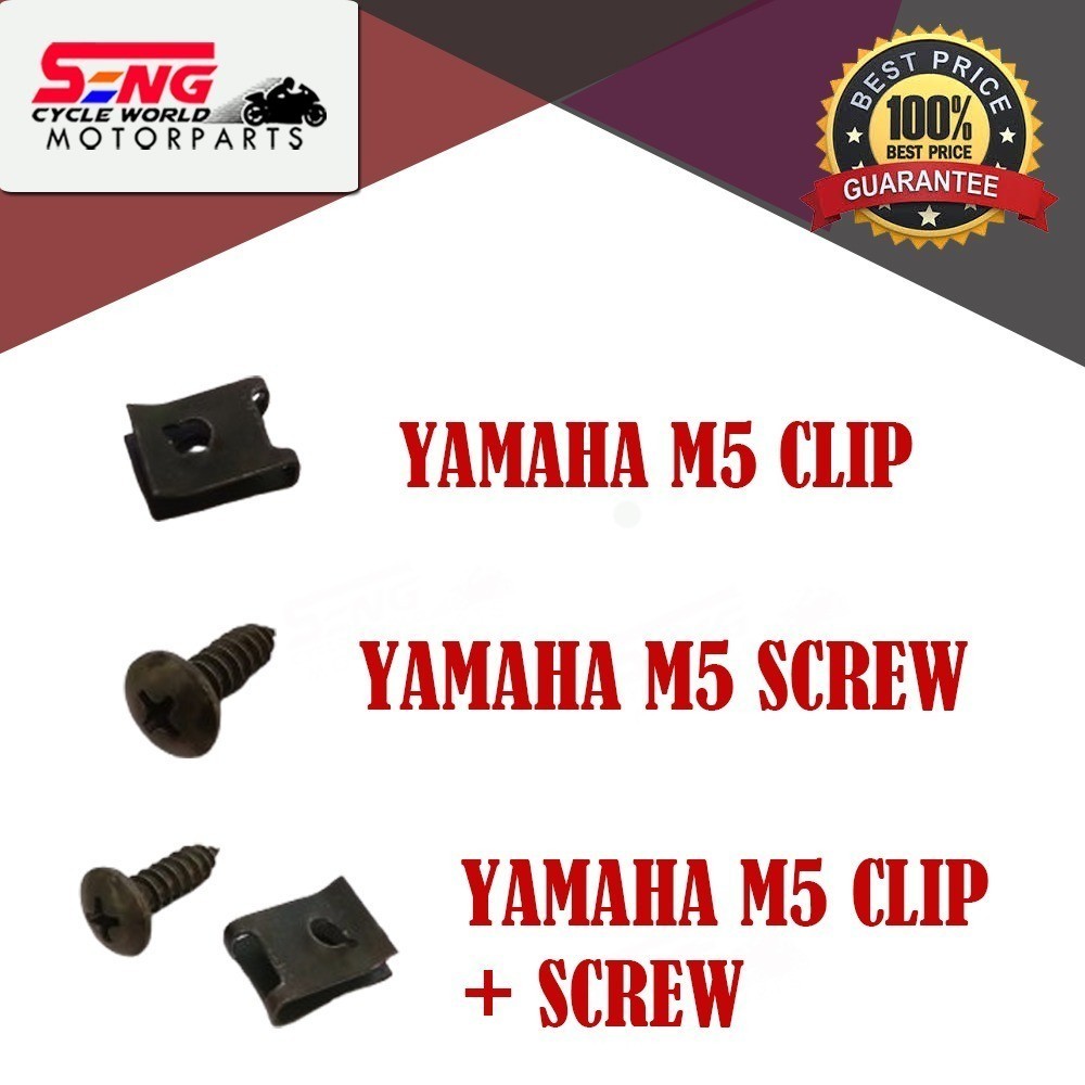 YAMAHA / HONDA / MODENAS M4 / M5 SCREW CLIP-1PCS | Shopee Malaysia