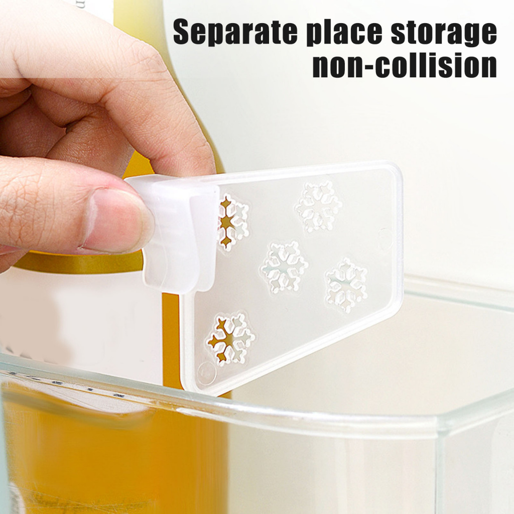 [MOONWHITE] Side Compartment Storage Refrigerator Divider 20pcs Fridge ...