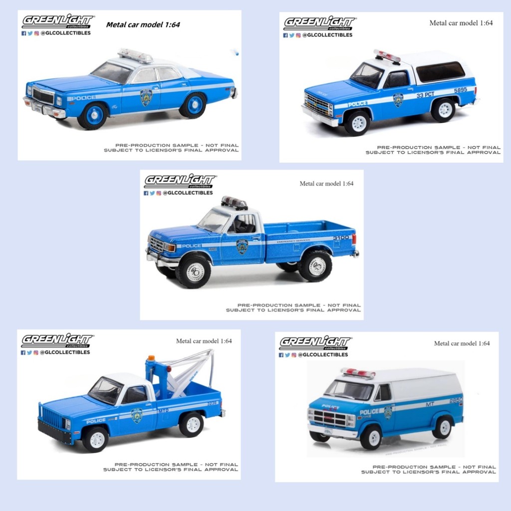 GreenLight-1:64- Metal car model New York City Police Department (NYPD ...