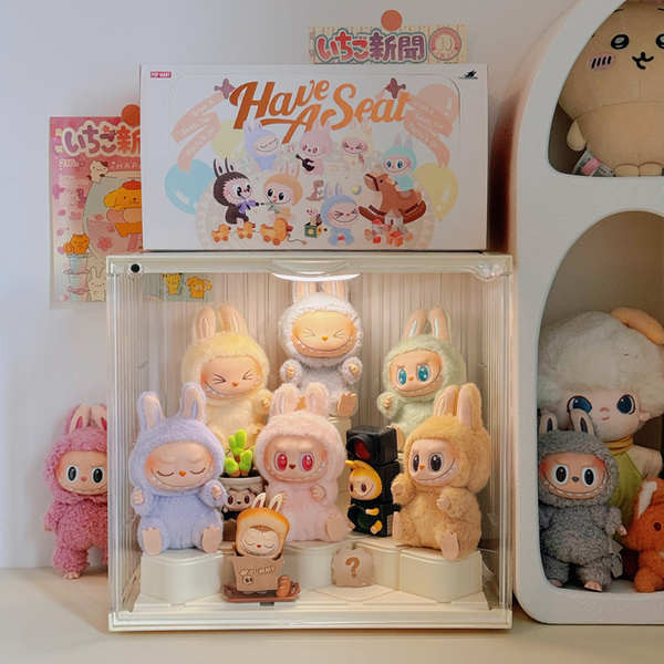 labubu doll labubu Kotak simpanan anak patung mewah, kain kain, kotak ...