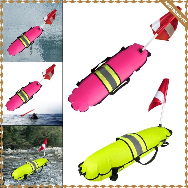 [WhstrongMY] Scuba Diving Buoy with Dive Flag Practical Inflation Diver ...