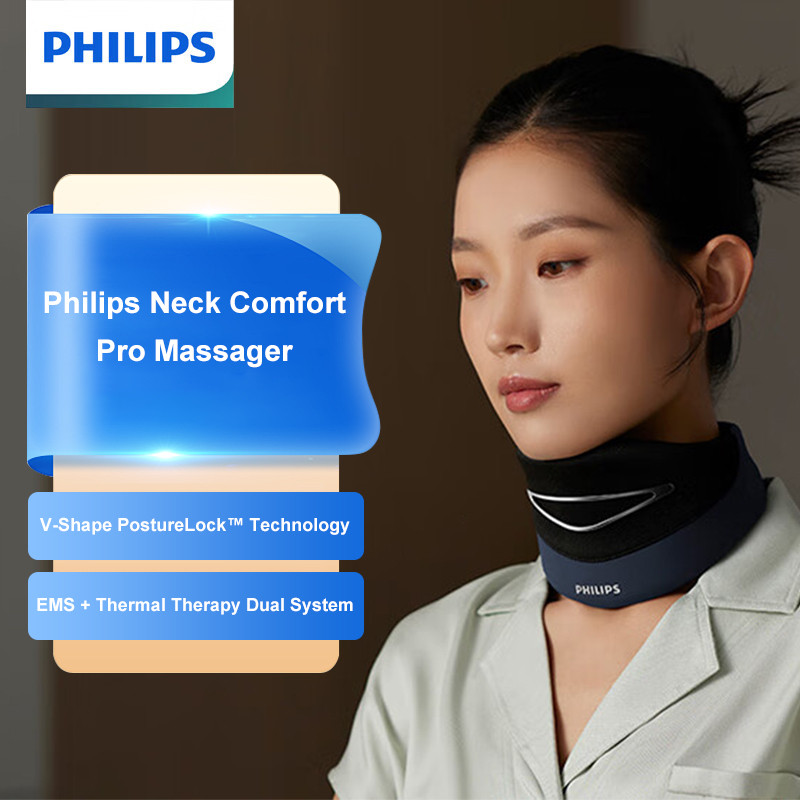 Philips Neck Comfort Pro Massager PPM3306N V-Shape PostureLock ...