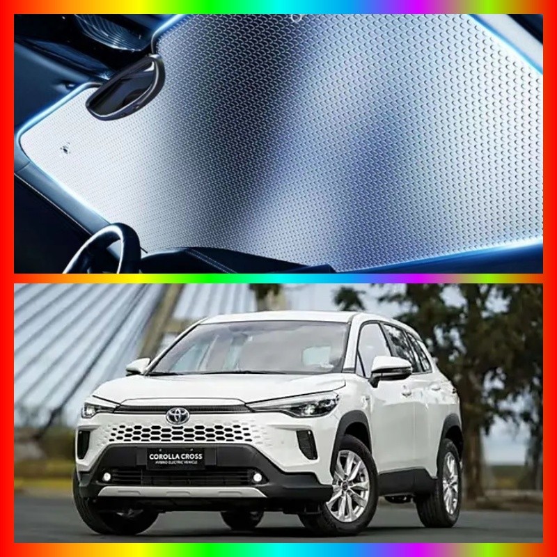 【Khas untuk】Perfect Fit for Toyota Corolla Cross Custom Fit Car Window ...