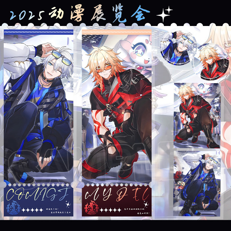 2025 New Mydei Phainon Acrylic Ticket Stub Card Tinplate Badge Honkai ...