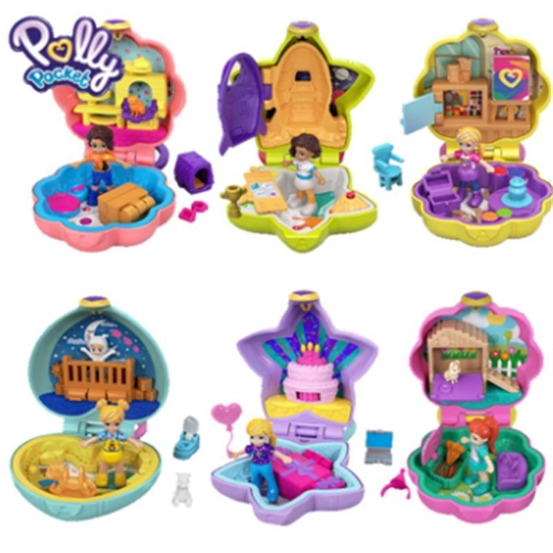 Mattel Polly pocket Mini Polly Little World Treasure Box Girl New ...