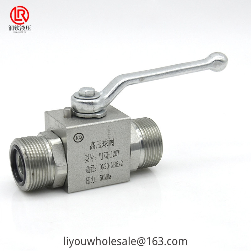 Hydraulic High Pressure Ball Valve YJZQ Series Inch Metric Internal ...