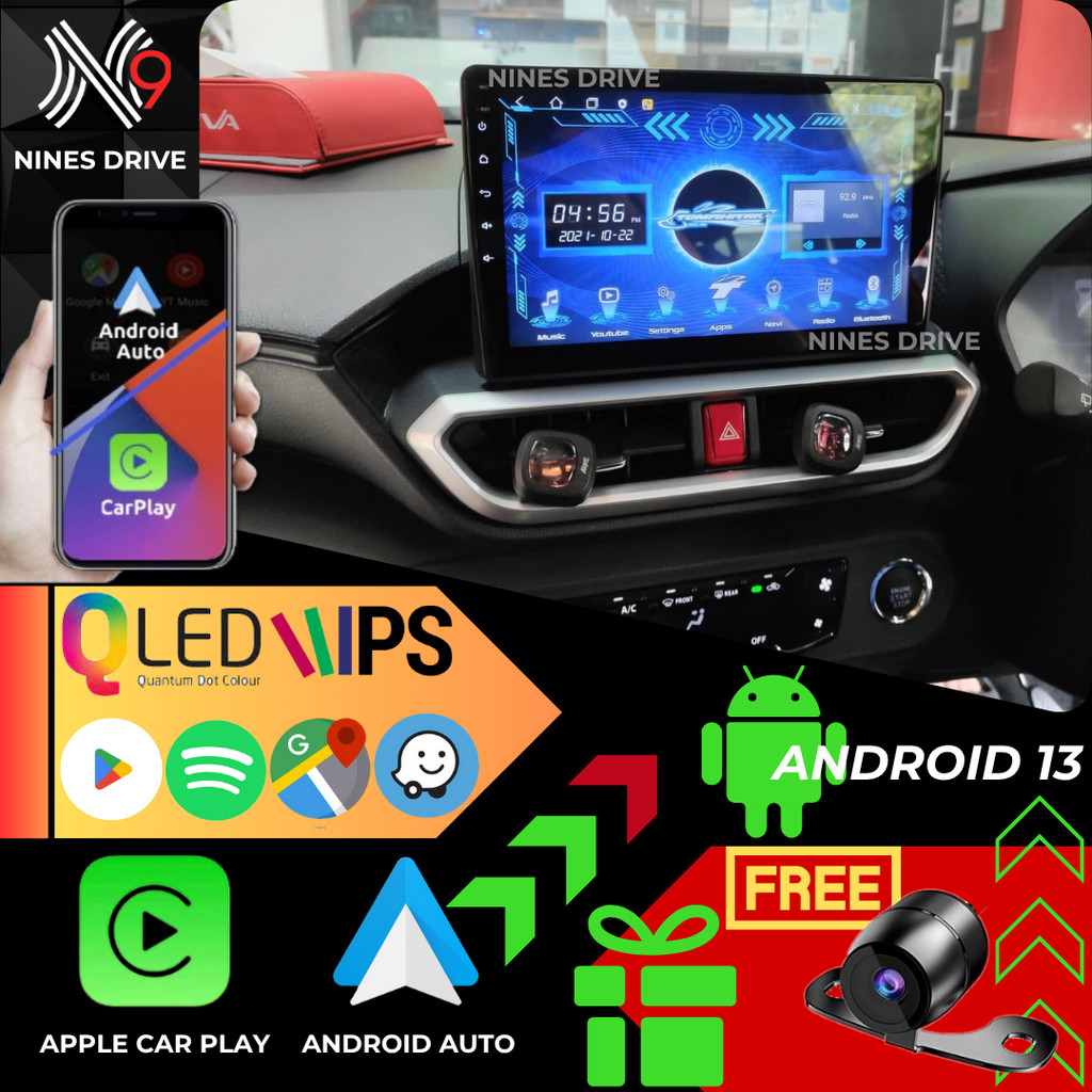 📷FREE Camera📷Perodua Ativa 2021 – 2025 10 Inch Car Android Player ...