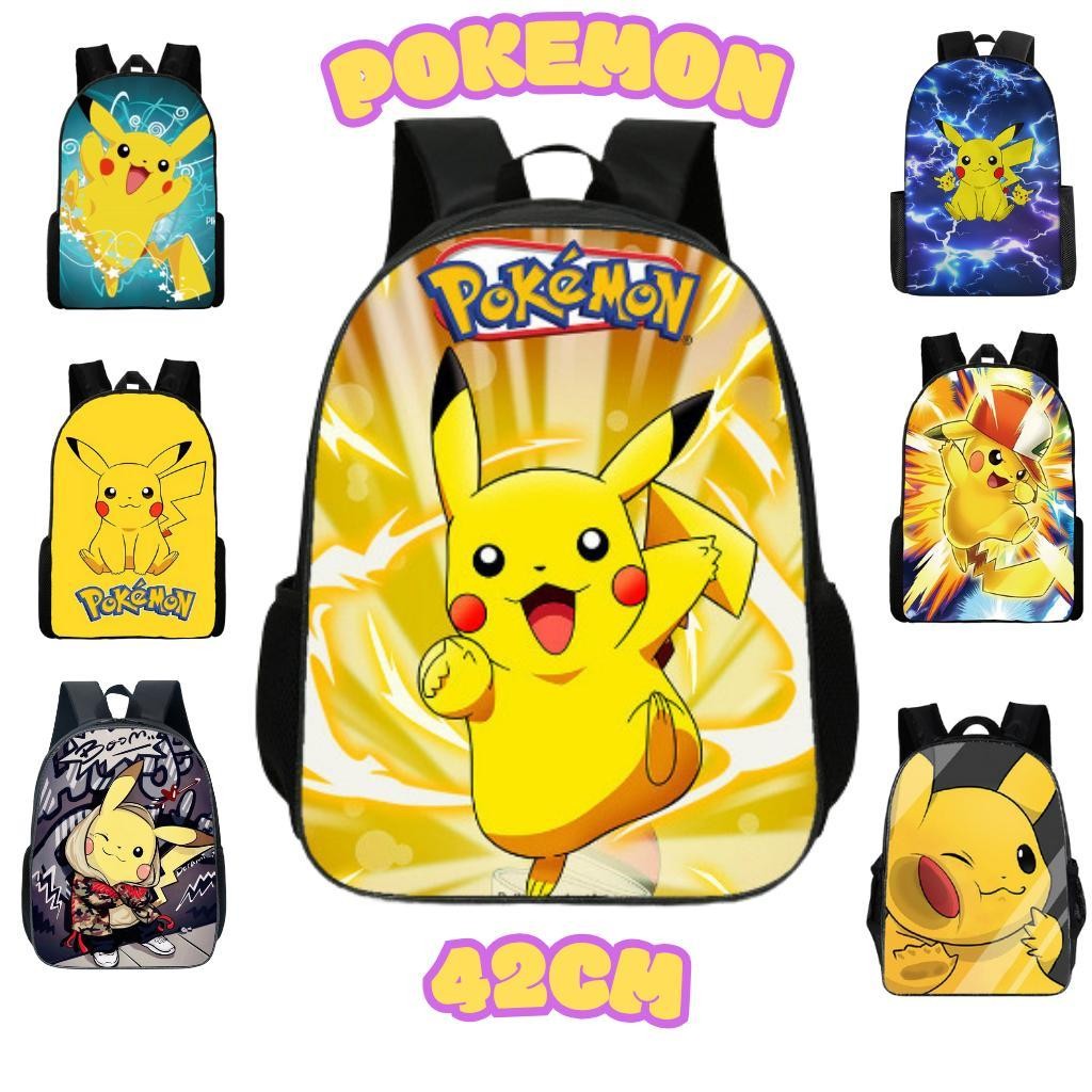 【PIKACHU BEG 42CM】 Pika003 Japan Fashion Pikachu Beg Viral Beg sekolah ...