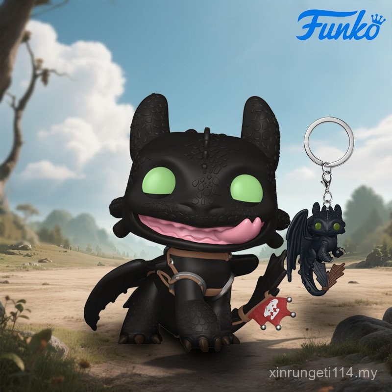 Funko POP Movie HTTYD3 How to Train Your Dragon Master Toothless ...