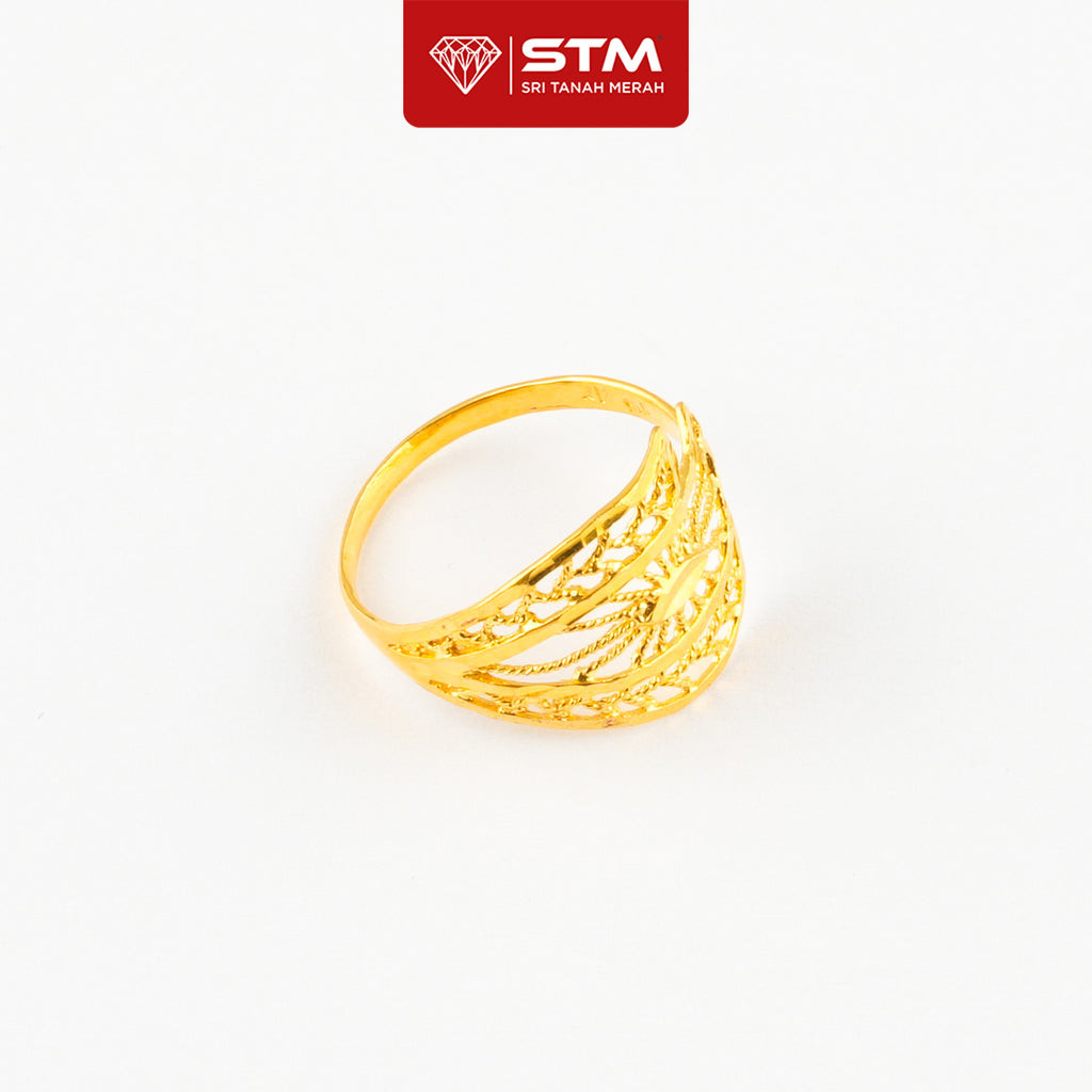 STM Preloved Cincin Fesyen 916 (22k Gold) 99.9% LIKE NEW | Shopee Malaysia