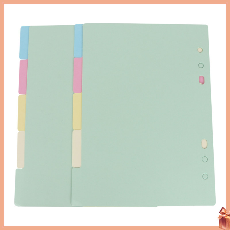 Dividers Notebook Index Paper Loose Leaf Binder Binders Accessories ...