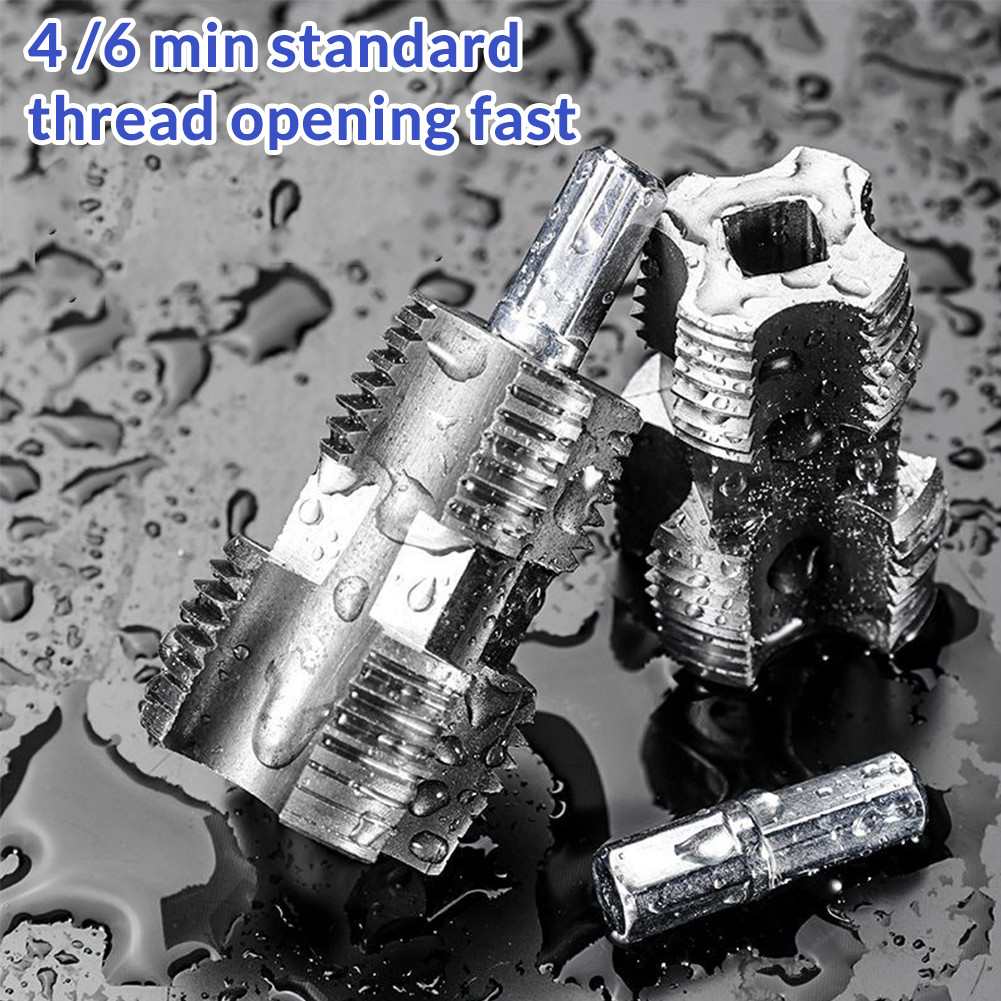 Water Pipe Thread Cutting Tool,Electric Drill Compatible PVC Pipe ...