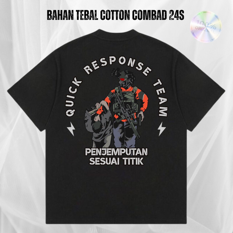 QUICK RESPONSE TEAM T-shirt - Inviter according to point By RCMW Black ...