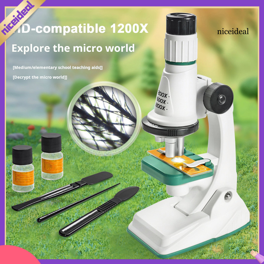 [Nice] Little Scientist Children's Microscope Kit Angle Adjustment 200 ...