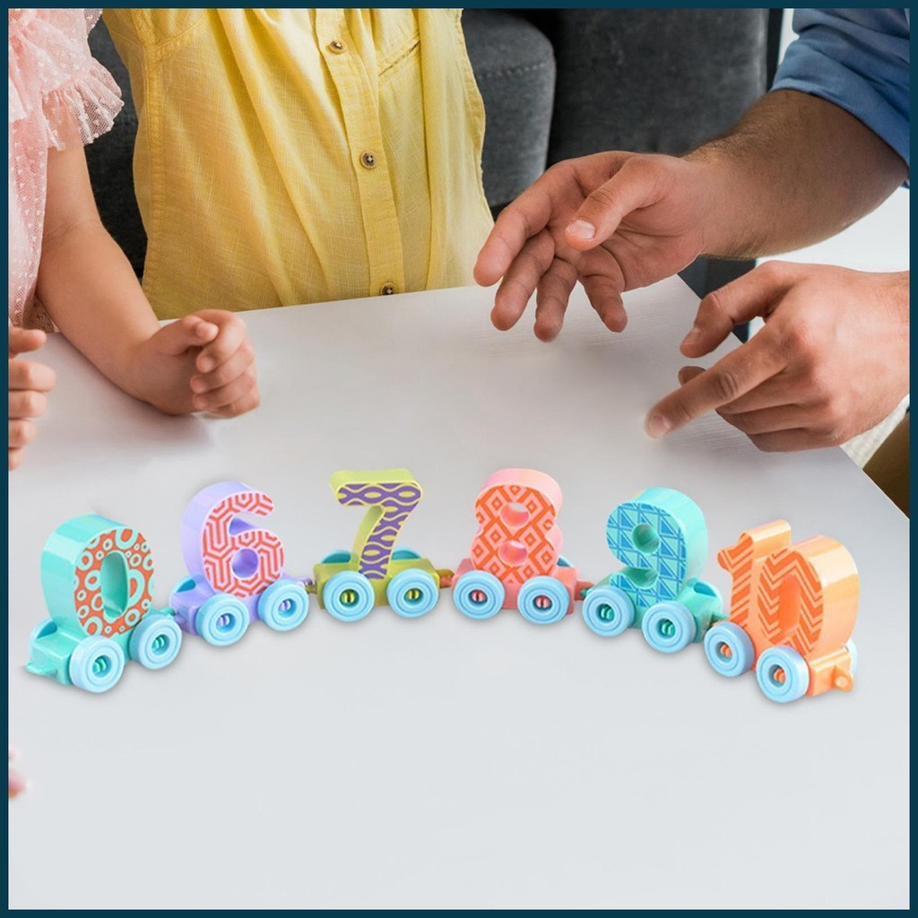 Number Train Toy Building Blocks Number Set Interactive Building Set ...