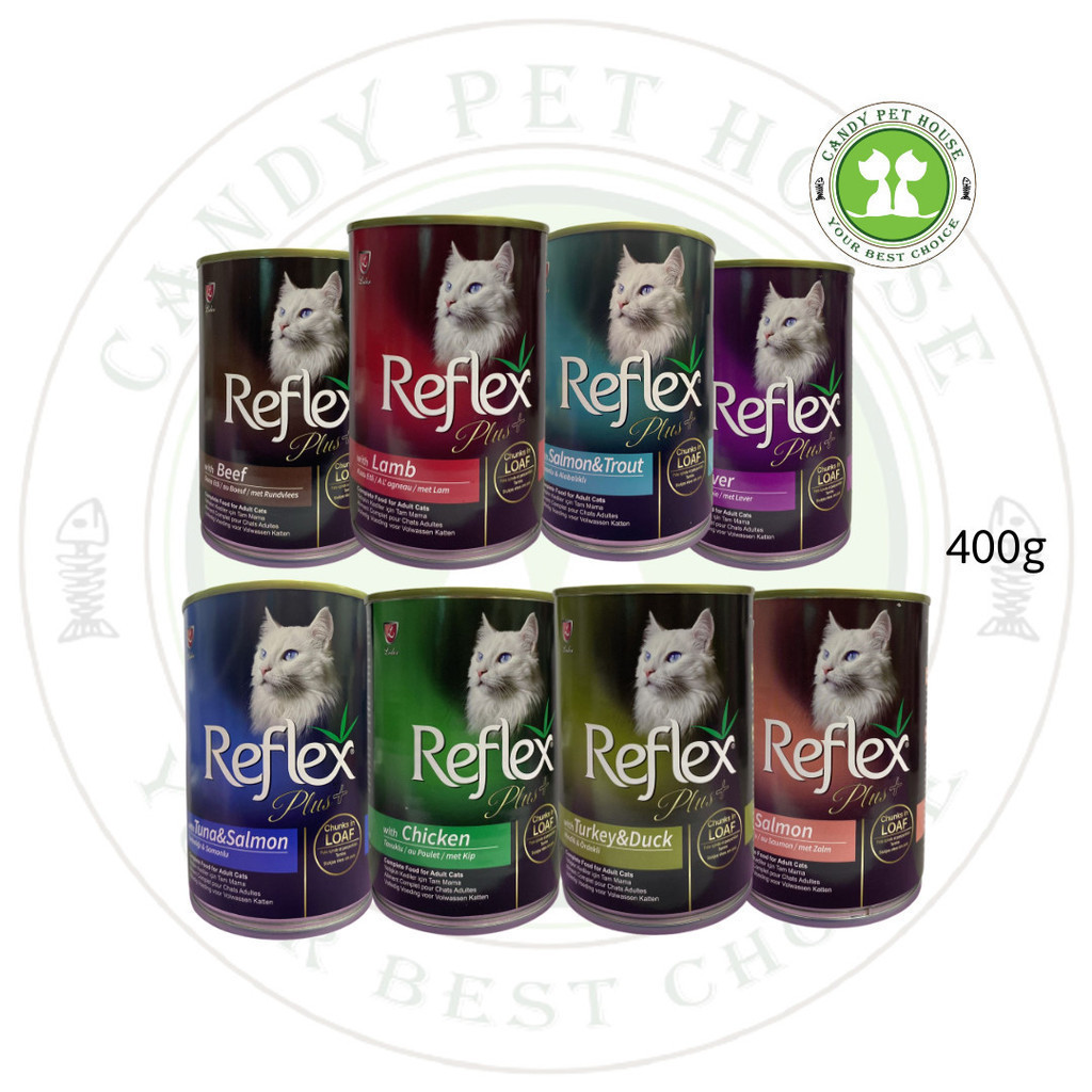 Reflex Plus Cat Canned / Wet Food (Chunks In Loaf)-400g | Shopee Malaysia
