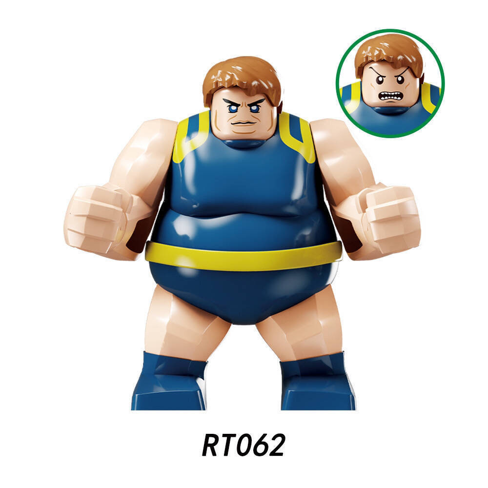 X-Men 97 Building Blocks Mutant Figures Fat Man Toy Minifigures RT062 ...
