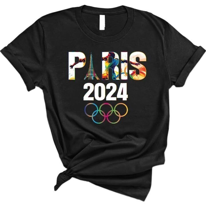 2024 Paris Summer Sport Games Shirts France Eiffel Tower Unisex ...