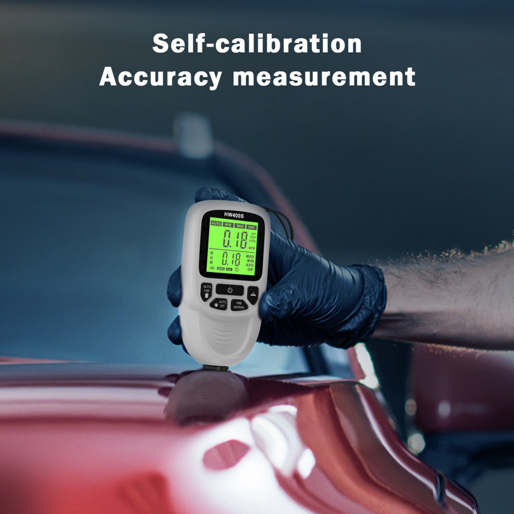 Automotive Paint Meter Portable Coating Thickness Gauge for Accurate ...