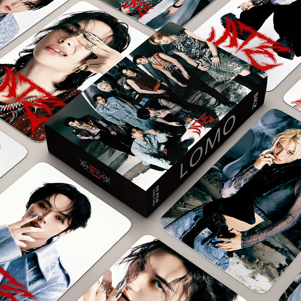 55pcs STRAY KIDS Lomo cards ATE Lose My Breath Magic School SKZ TOY ...