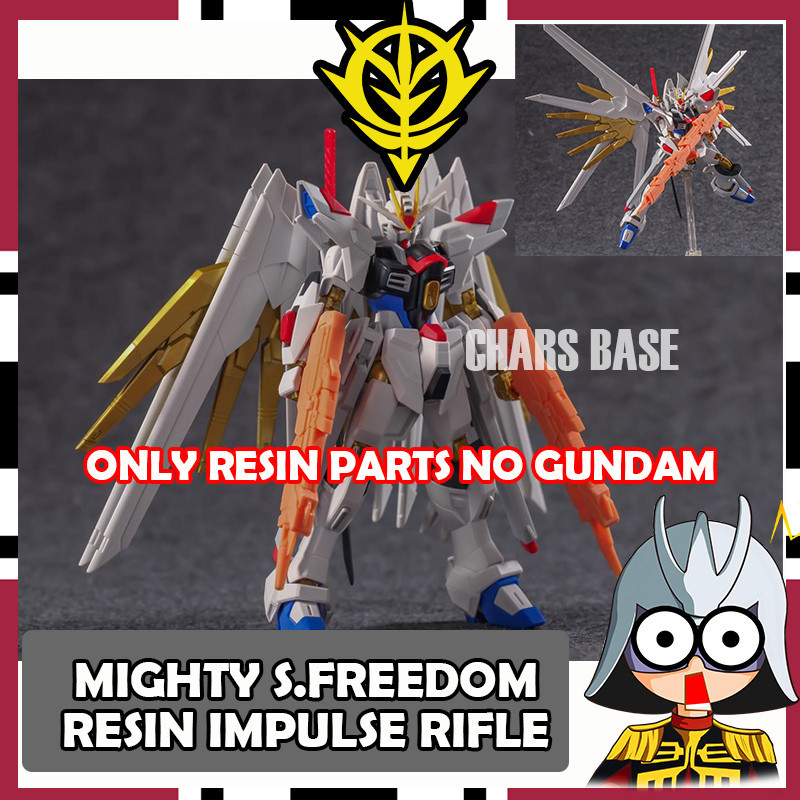 HG MIGHTY STRIKE FREEDOM RESIN IMPULSE RIFLE UPGRADED PARTS | Shopee ...