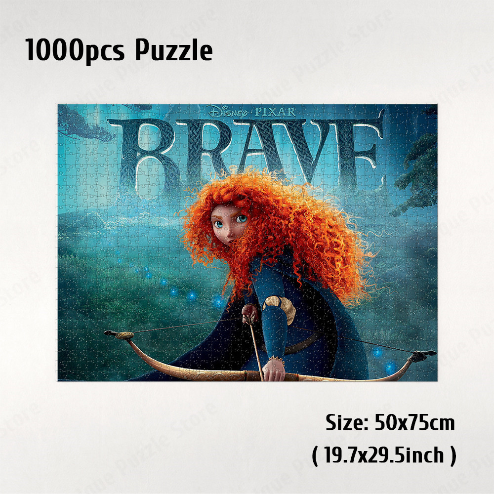Disney Brave Puzzle Educational Toys Merida Princess Fun Family Game ...