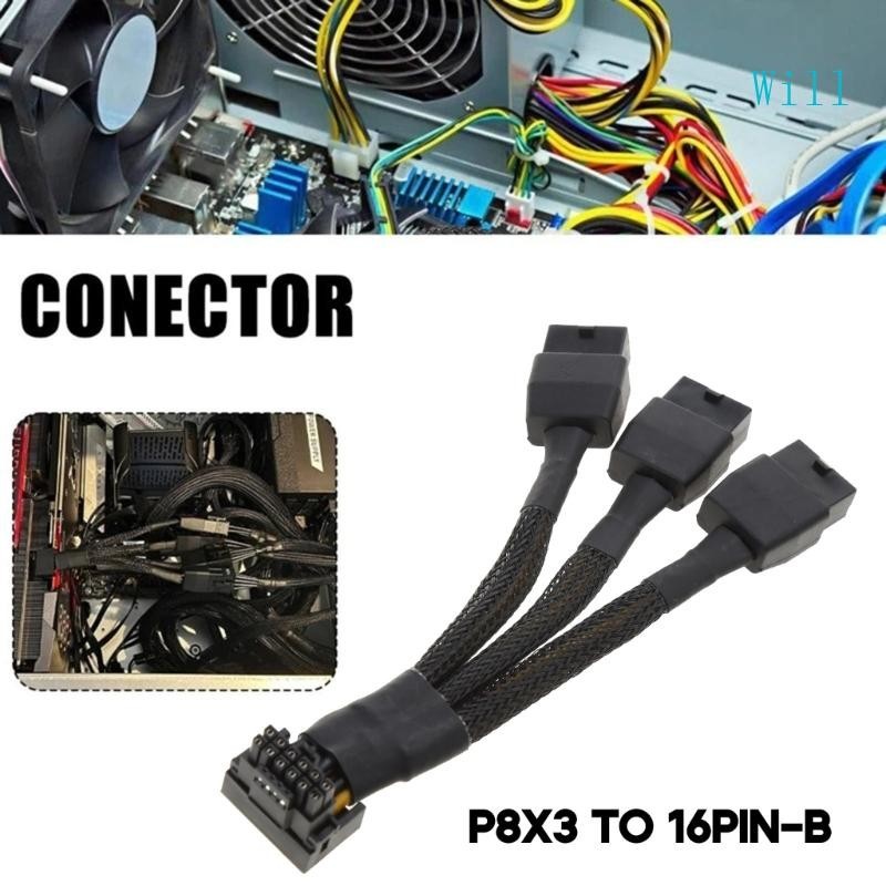 Will 16Pin 12VHPWR GPU Power Cable 90 Degree 90 Degree 16 Pin 12+4 Pin ...