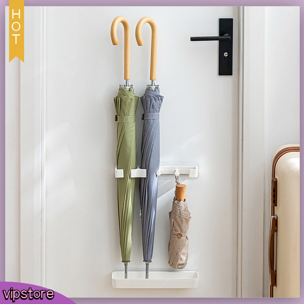 (VIP) Adjustable Height Umbrella Holder for Entryway Wall-mounted ...