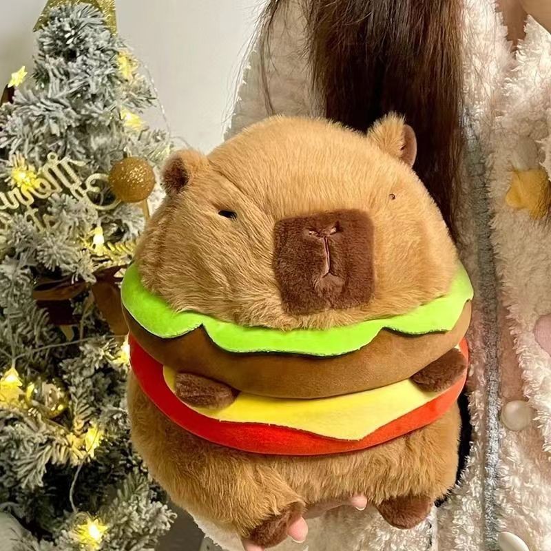 Capybara simulasi Plush Capibara Anime Fluffty Toy Kawaii Plushie Cute ...