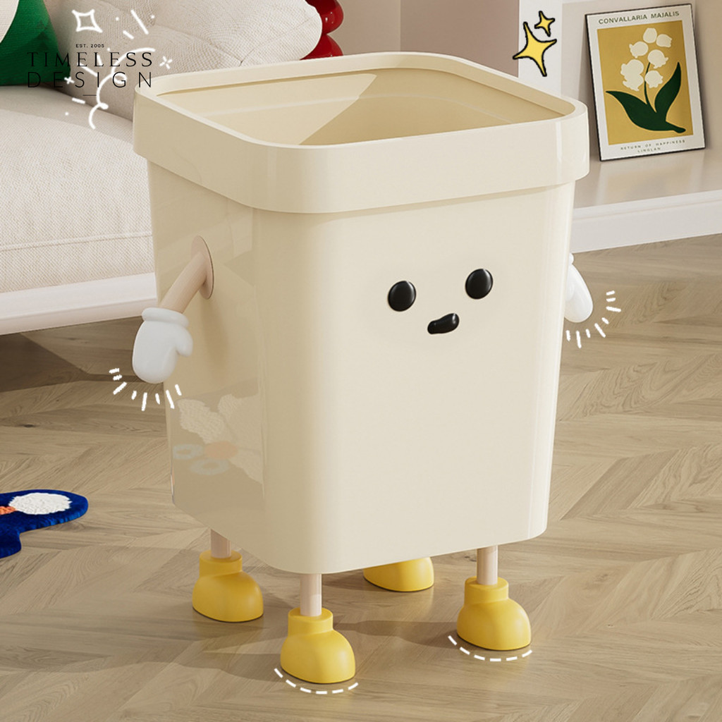 Cute TL Face Trash Bin | Shopee Malaysia