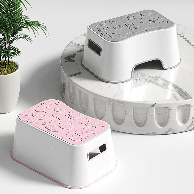 Children Stepping Footstool Anti-slip Hand Washing Face Stepping ...