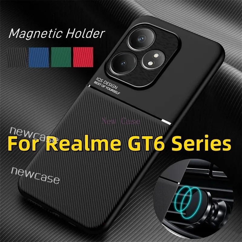 Leather Skin Texture Casing For Realme GT 6 6T Neo6 Neo6SE GT6 Real Me ...