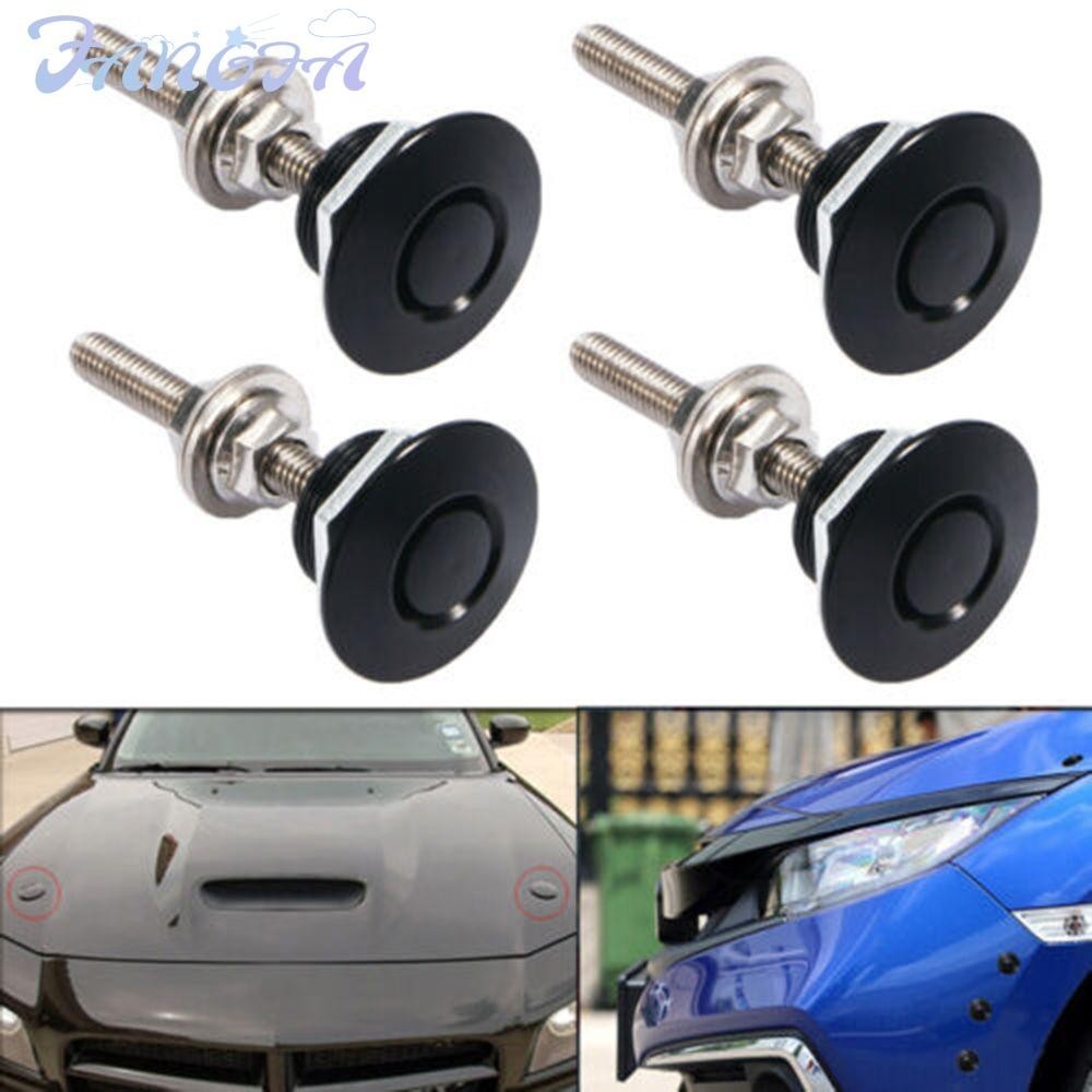 FANGFA 2/4pcs Quick Release Black Body Kit Car Accessory Front Bumper ...