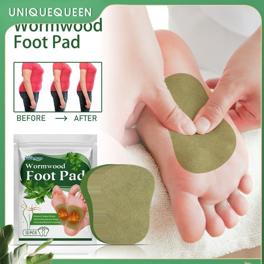 South Moon Healthy Foot Patch Wormwood Foot Cleaning Plaster Pad Dispel ...